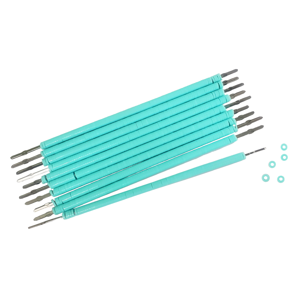 Antimicrobial Elastomeric Pre-Loaded Canes Caribbean Blue – First Dental