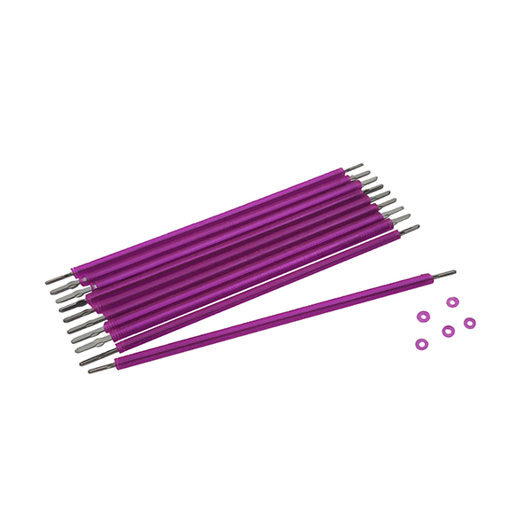 Elastomeric Pre-Loaded Canes Crystal Grape – First Dental