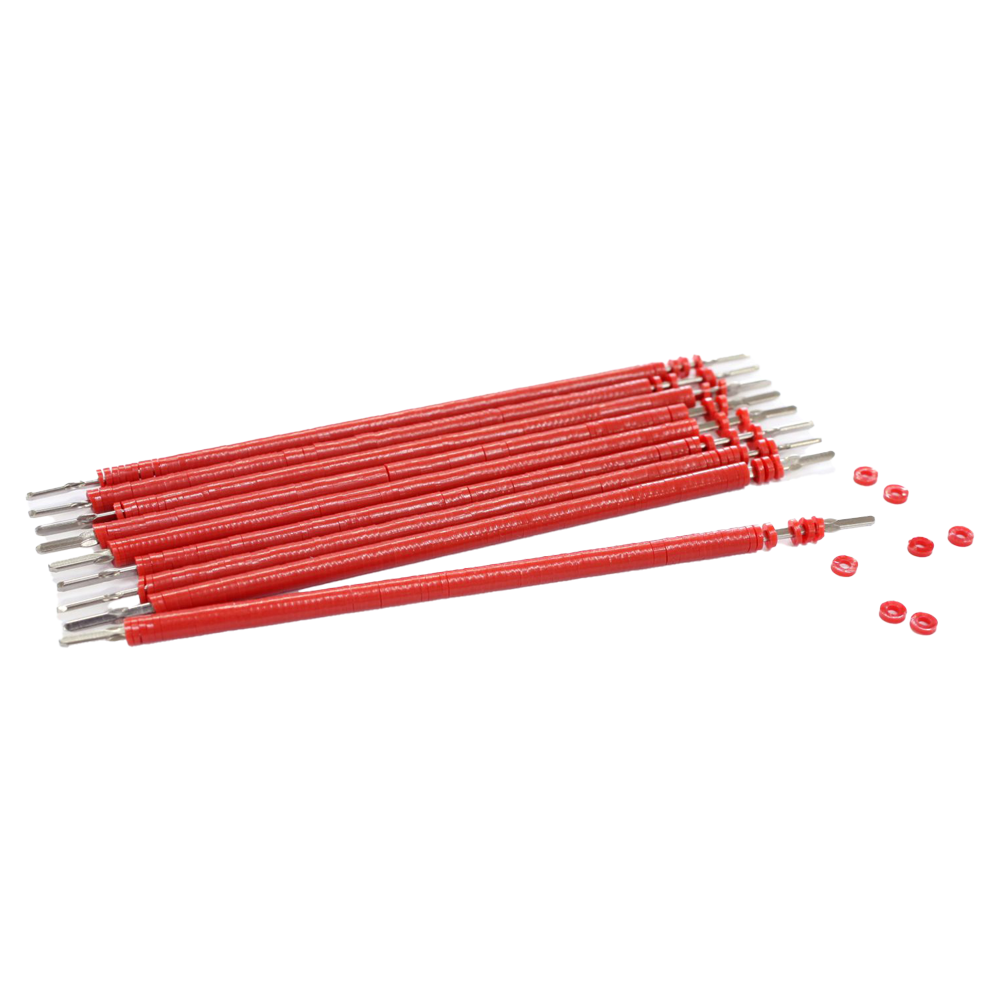 Elastomeric Pre-Loaded Canes Red – First Dental