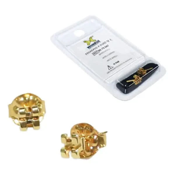 Gold Brackets Earring – First Dental