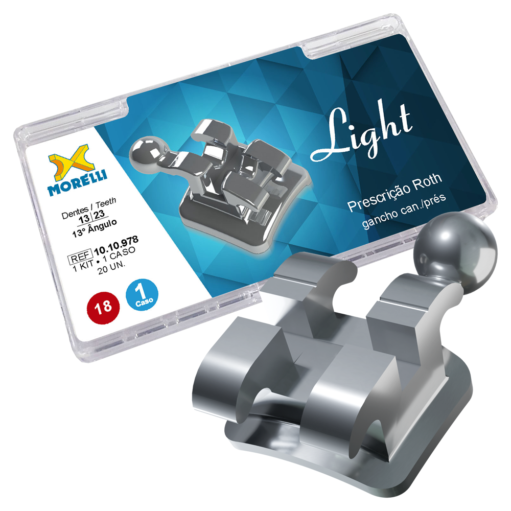 Light Stainless Steel .018 Roth Brackets Single Patient Kit – First Dental