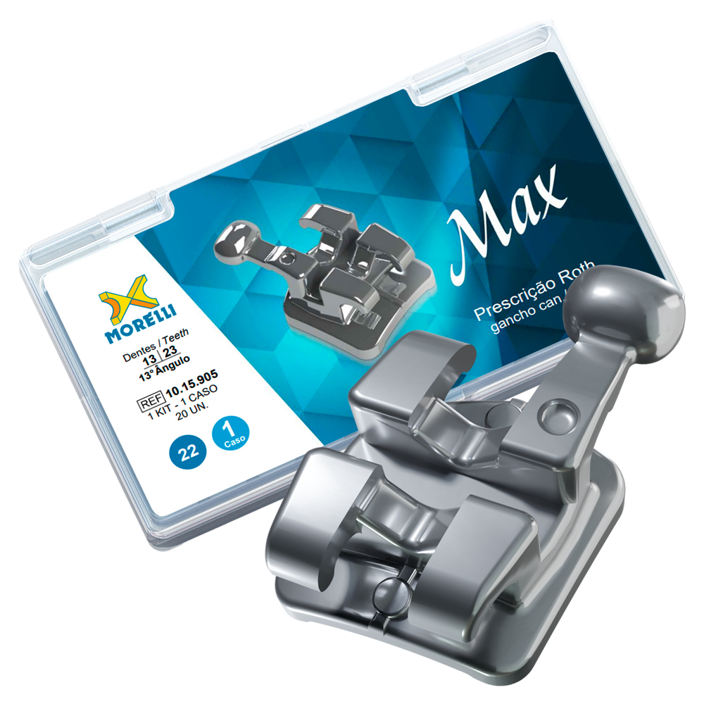 Max Stainless Steel .022 Roth Brackets Single Patient Kit – First Dental